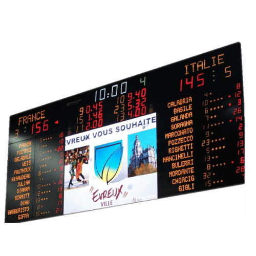 Integrated video screen scoreboards - Stramatel